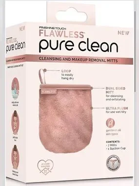 Finishing Touch | Makeup | Flawless Pure Clean 7pk Cleansing Mitts ...